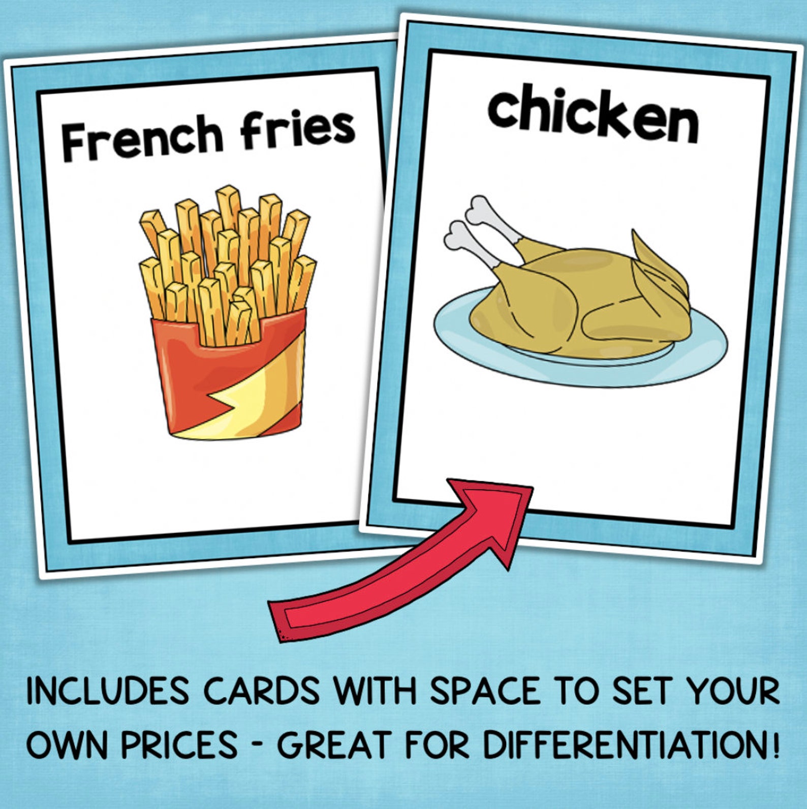 Counting Money Grocery Shopping Game Classroom or Homeschool - Etsy