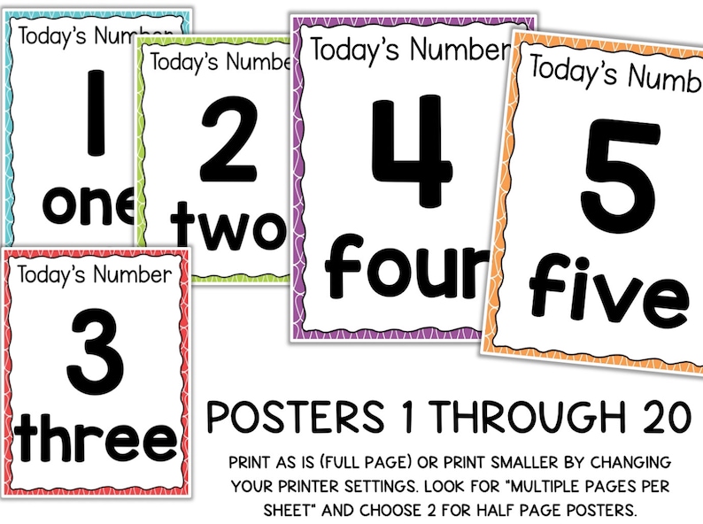 Kindergarten Math Worksheets Learning Numbers 1 to 20 Counting Number ...
