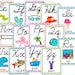 Printable BEACH Theme ABC Alphabet Posters Letters A to Z - Etsy