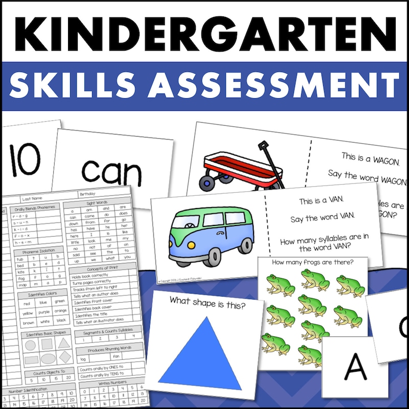 Preschool Assessment - Etsy