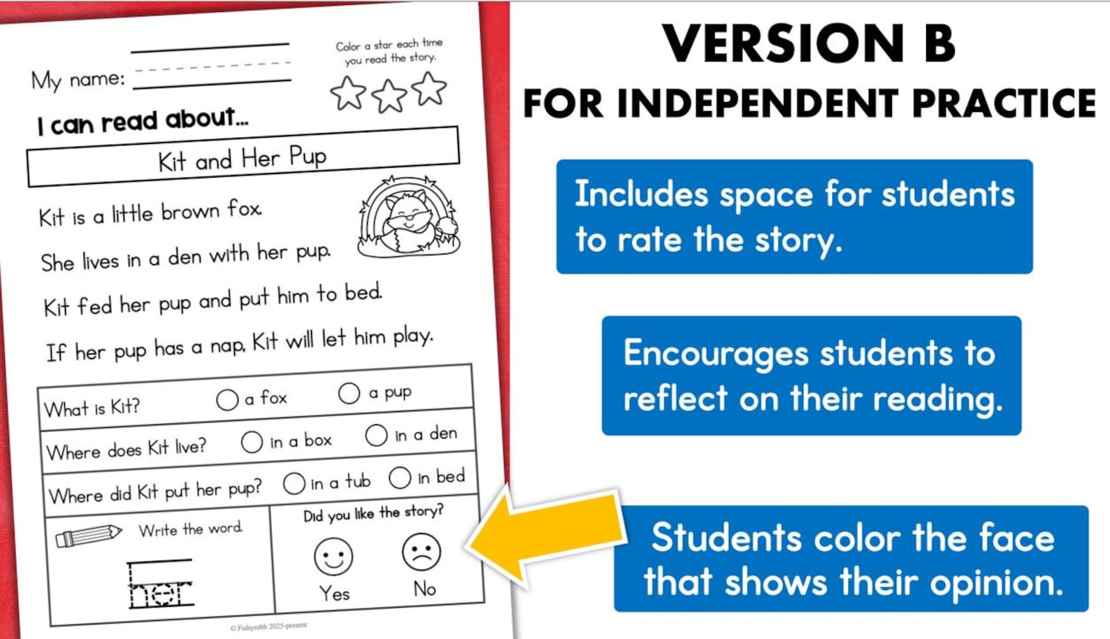 Kindergarten at Home Reading Worksheets - Sight Word Stories and ...