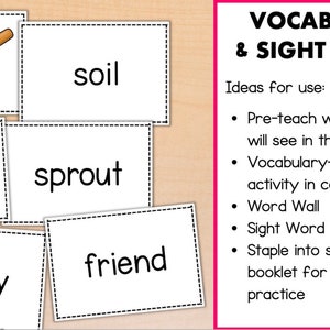 SPRING Printable Books for Beginning Readers Sight Words Decodable Text ...