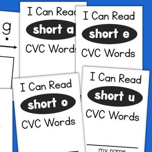 Learn to Read CVC Words Phonics Activities Kindergarten Reading ...