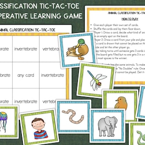 Vertebrates and Invertebrates Animal Classification Science Activities ...