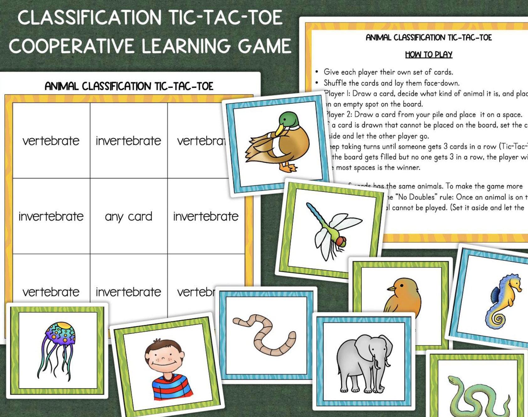 Vertebrates and Invertebrates Animal Classification Science Activities ...