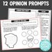 Paragraph Writing Practice 3rd 4th 5th Grade Opinion Narrative ...