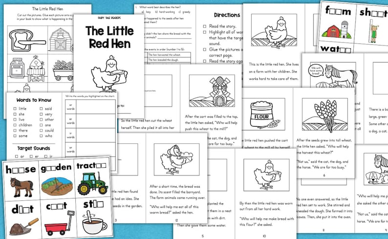 FAIRY TALES Decodable Readers Printable Books & Phonics Skills - Etsy