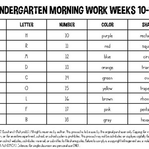 Kindergarten Daily Practice Worksheets FULL YEAR Phonics - Etsy