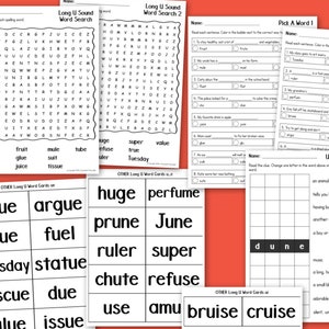 Long Vowels Printable Phonics Worksheets Vowel Teams Silent E 1st 2nd ...