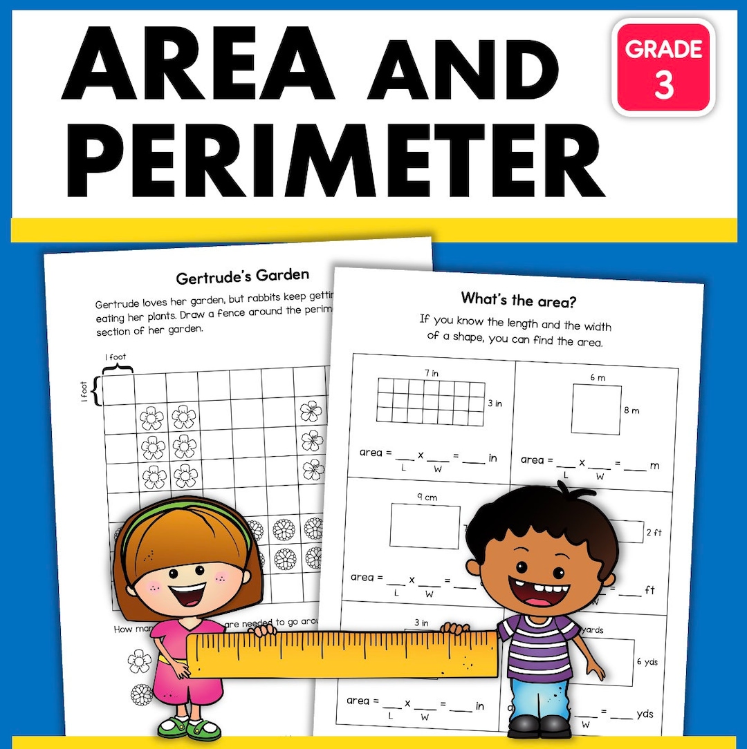 Grade 3 Math Area and Perimeter Worksheets Learn at Home Homeschool ...