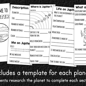 Space Solar System Planets Research Science Activity Travel Brochure ...