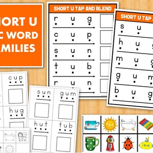 Learn to Read CVC Words Phonics Activities Kindergarten Reading ...