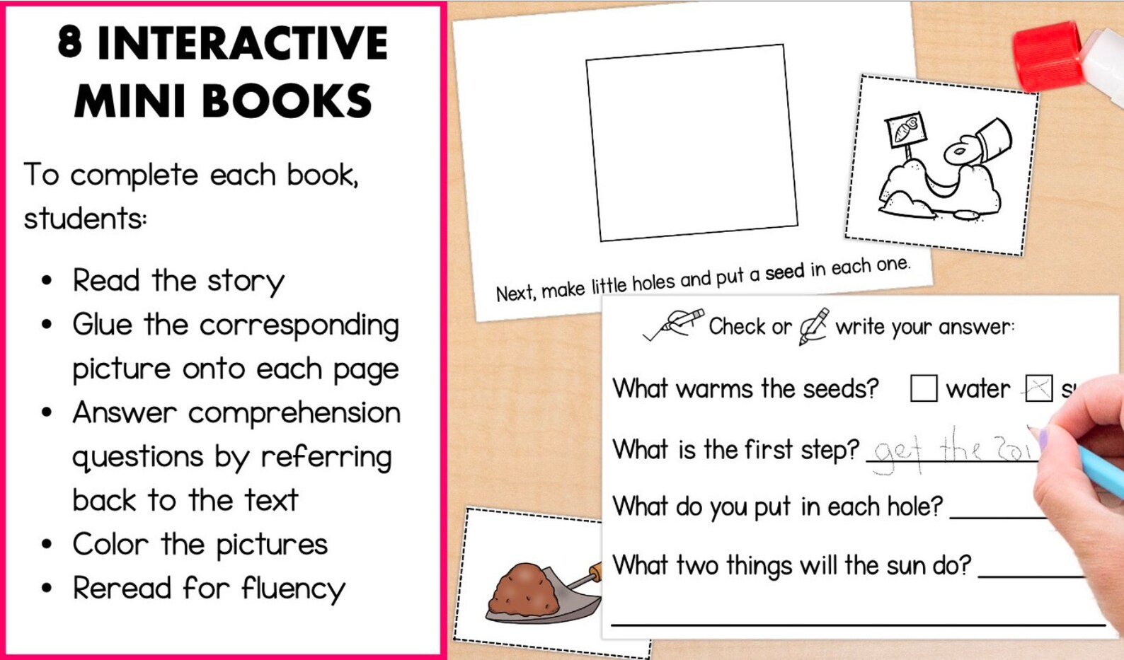 SPRING Printable Books for Beginning Readers Sight Words - Etsy