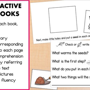 SPRING Printable Books for Beginning Readers Sight Words Decodable Text ...