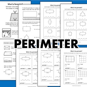 Grade 3 Math Area and Perimeter Worksheets Learn at Home Homeschool ...