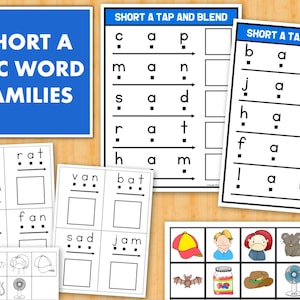 Learn to Read CVC Words Phonics Activities Kindergarten Reading ...