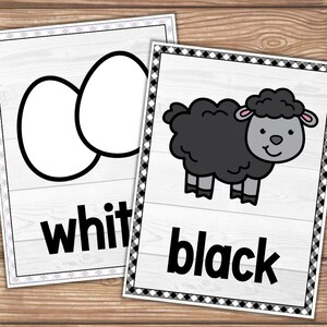 Printable Farm Theme COLOR Posters Classroom Decor Preschool ...