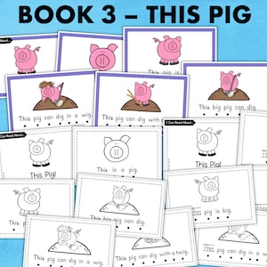 Kindergarten Sight Word Beginning Readers LEARN TO READ Printable Books ...