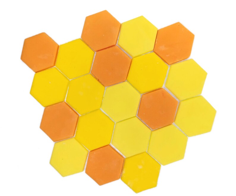 Honeycomb Sugar Tiles Cake Decoration 20pcs - Etsy