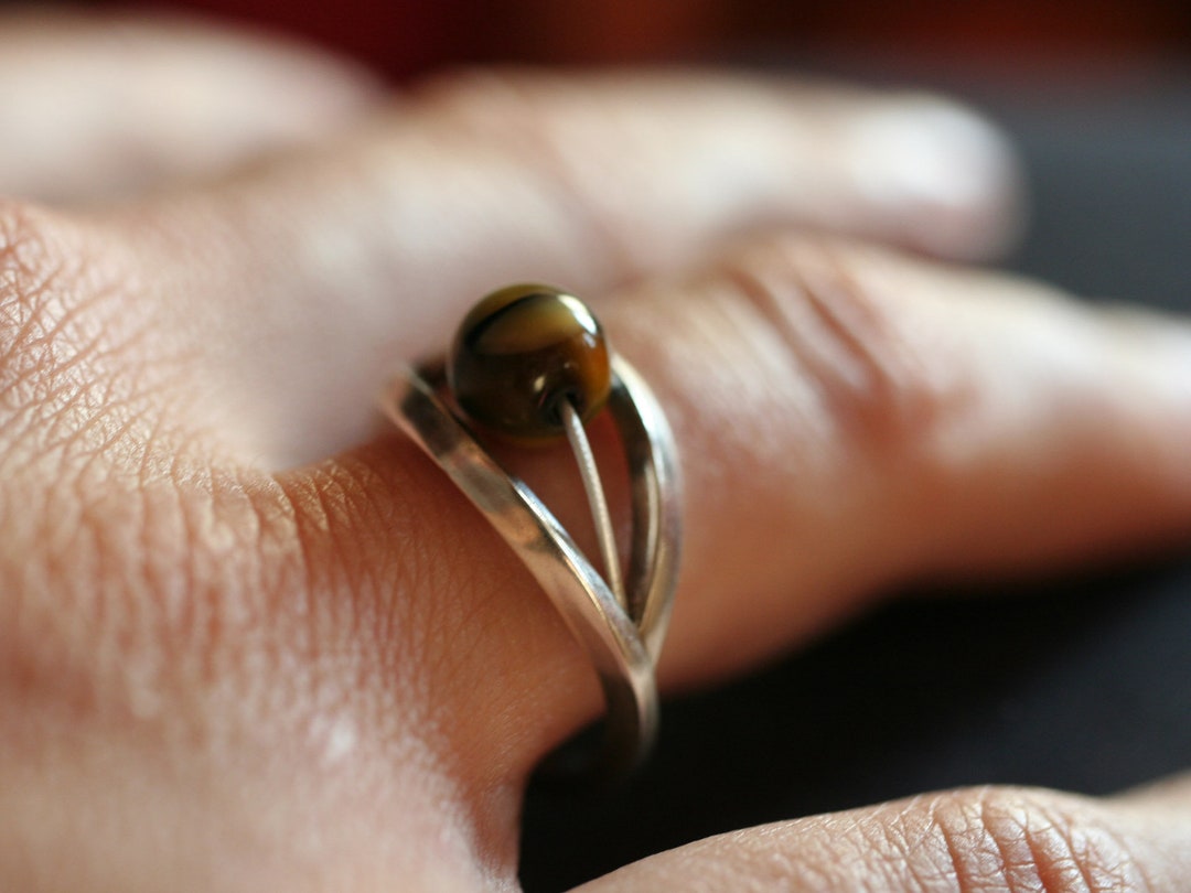 Ring tyger Silver With Stone. Tiger Eye, Handmade, Jewellery ...