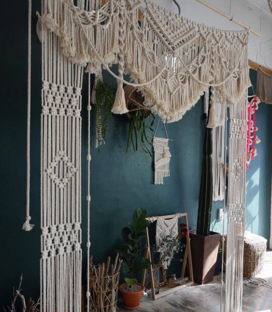 Large Macrame Wedding Backdrop Macrame Wedding Arch Modern - Etsy