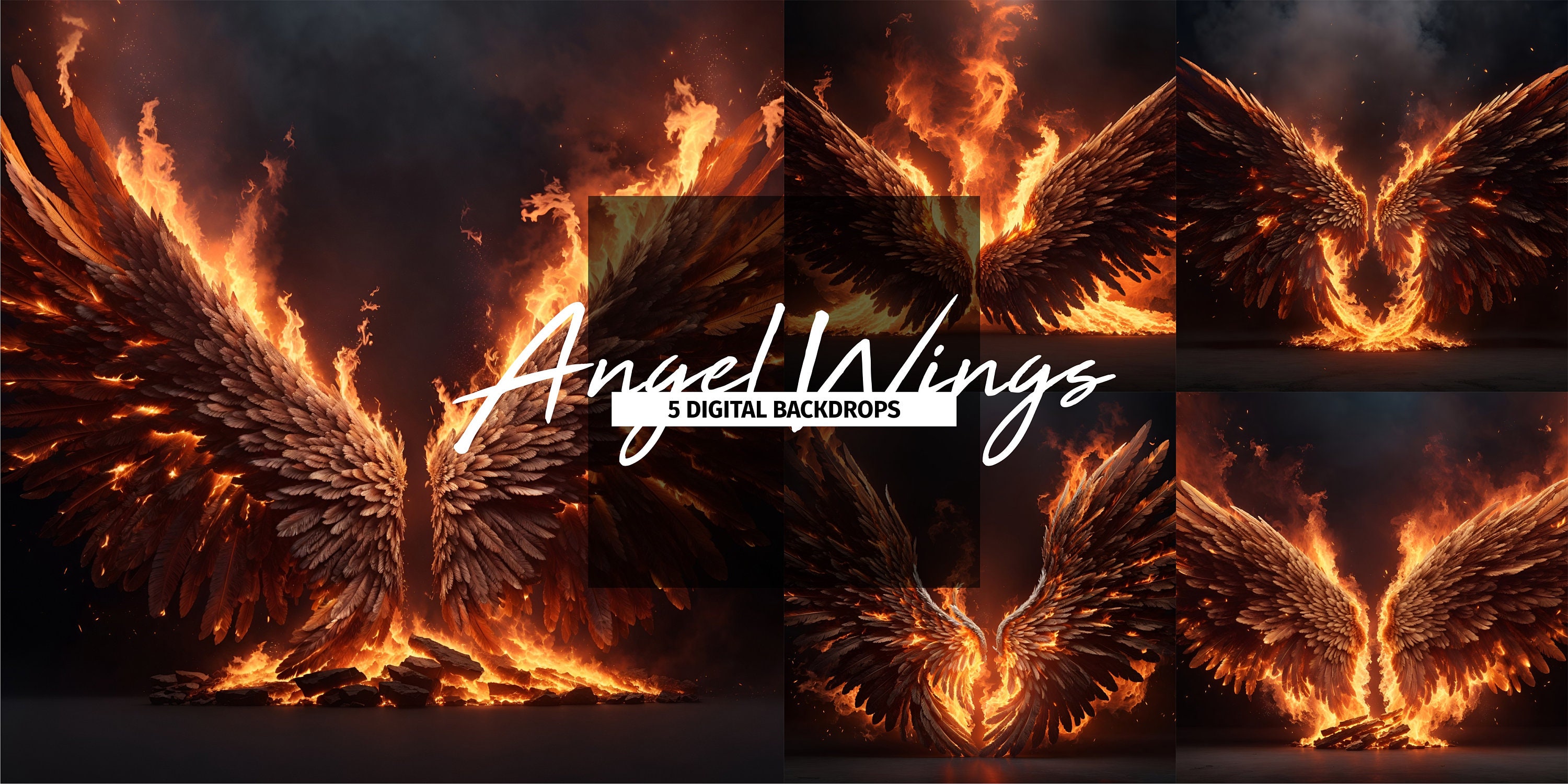 Angel Wings Fire Wings Fire Smoke Fire Angel Wings Smoke Angel Night ...