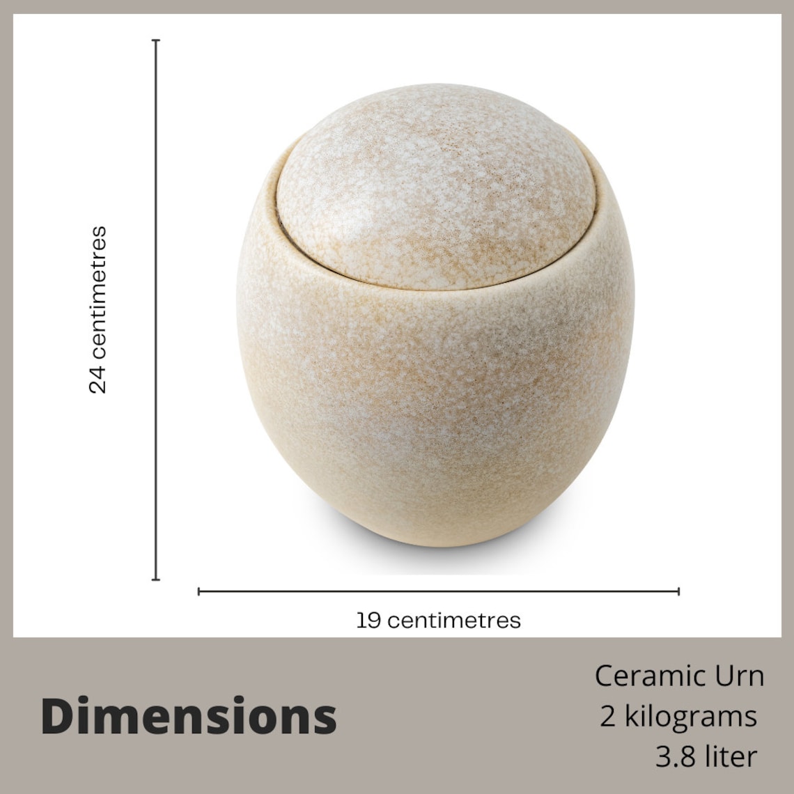 Ceramic Urn for Ashes Cremation Urn for Ashes Burial Container for ...