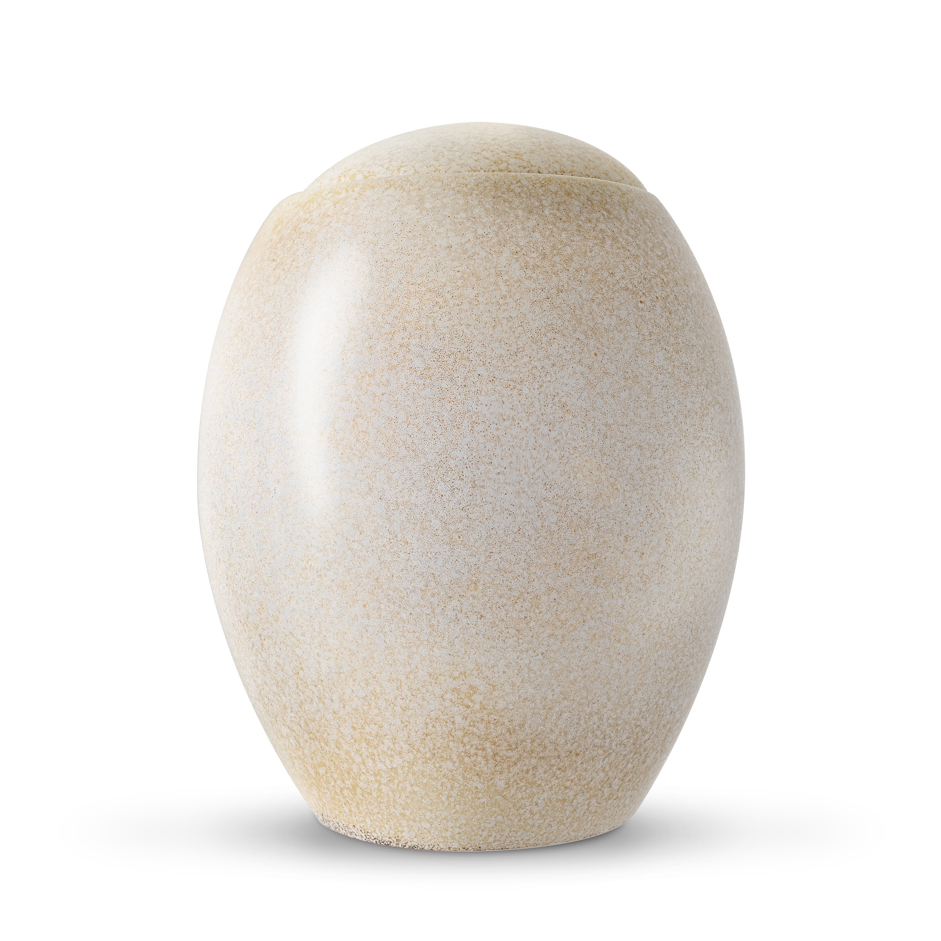 Sandy White Ceramic Cremation Urn for Ashes - Etsy