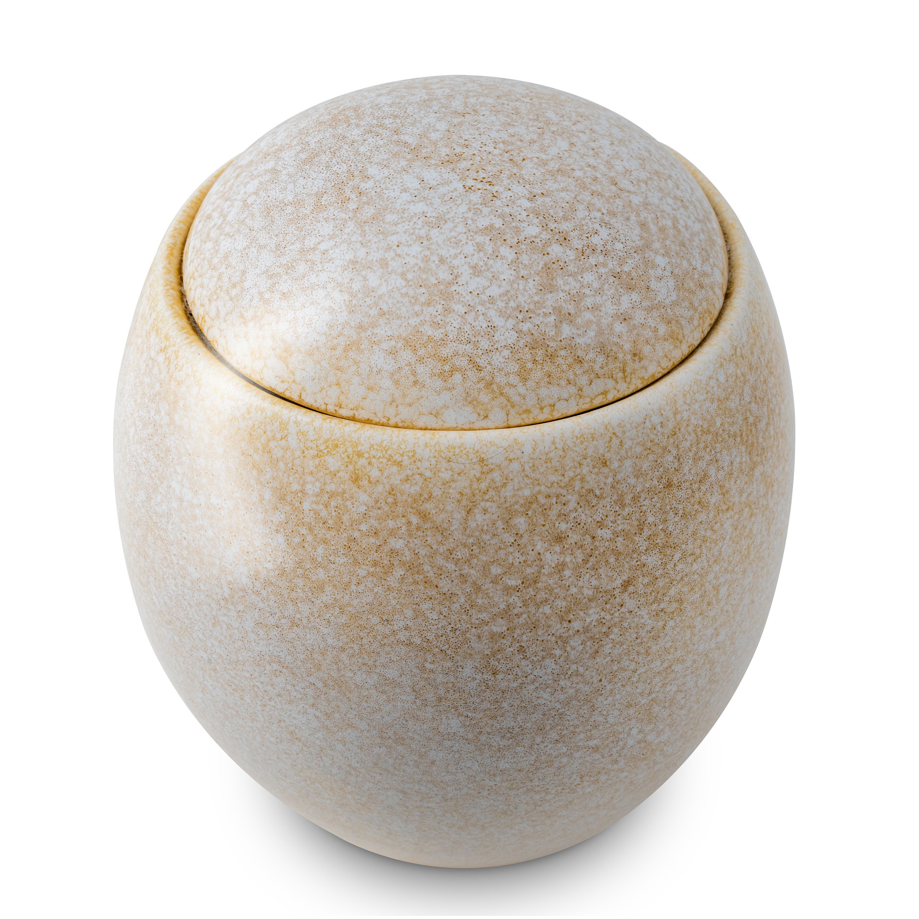 Sandy White Ceramic Cremation Urn for Ashes - Etsy