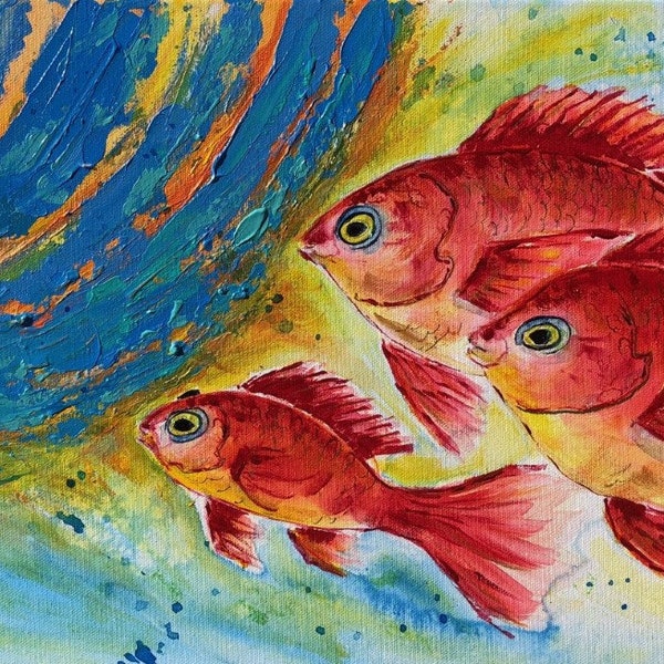 Garibaldi Fish - Etsy