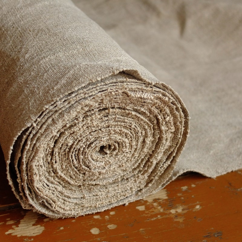 Primitive Linen Fabric - Etsy