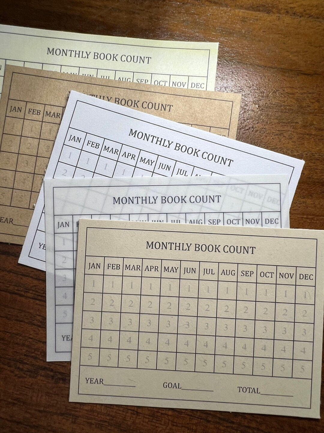 Monthly Book Count Sticker, Book Reading Tracker, Monthly Tracker, Book ...