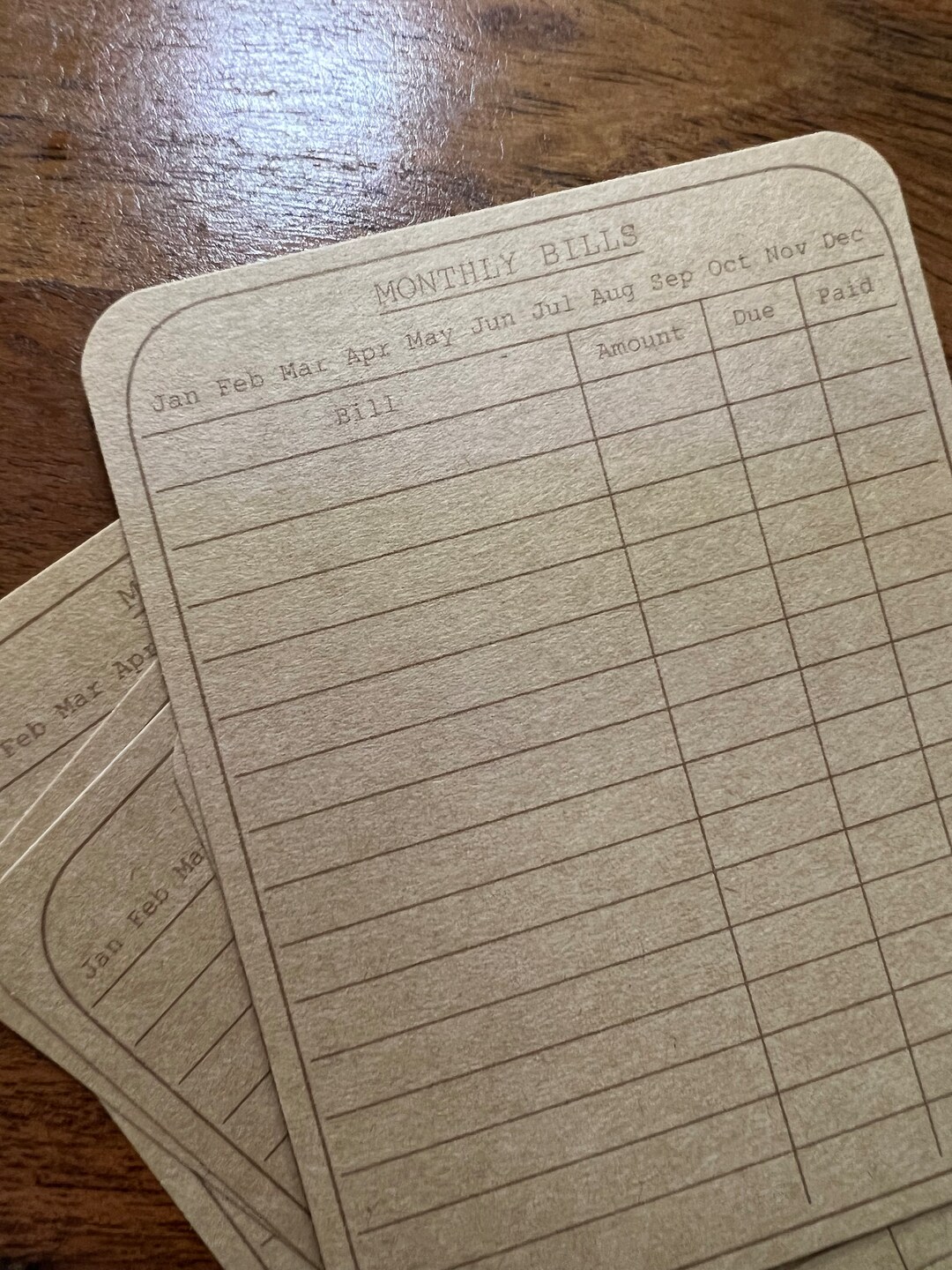 Mini Bills Trackers V3, Bullet Journal, Planner Stickers, 6 Stickers - Etsy