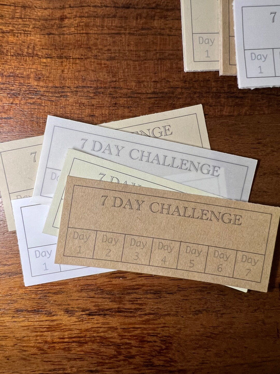 7 Day Challenge Stickers Challenge Tracker Weekly Tracker - Etsy