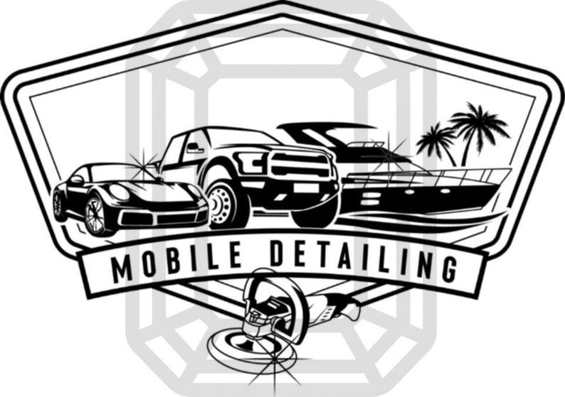 Logo Mobile Detailing SVG - Etsy