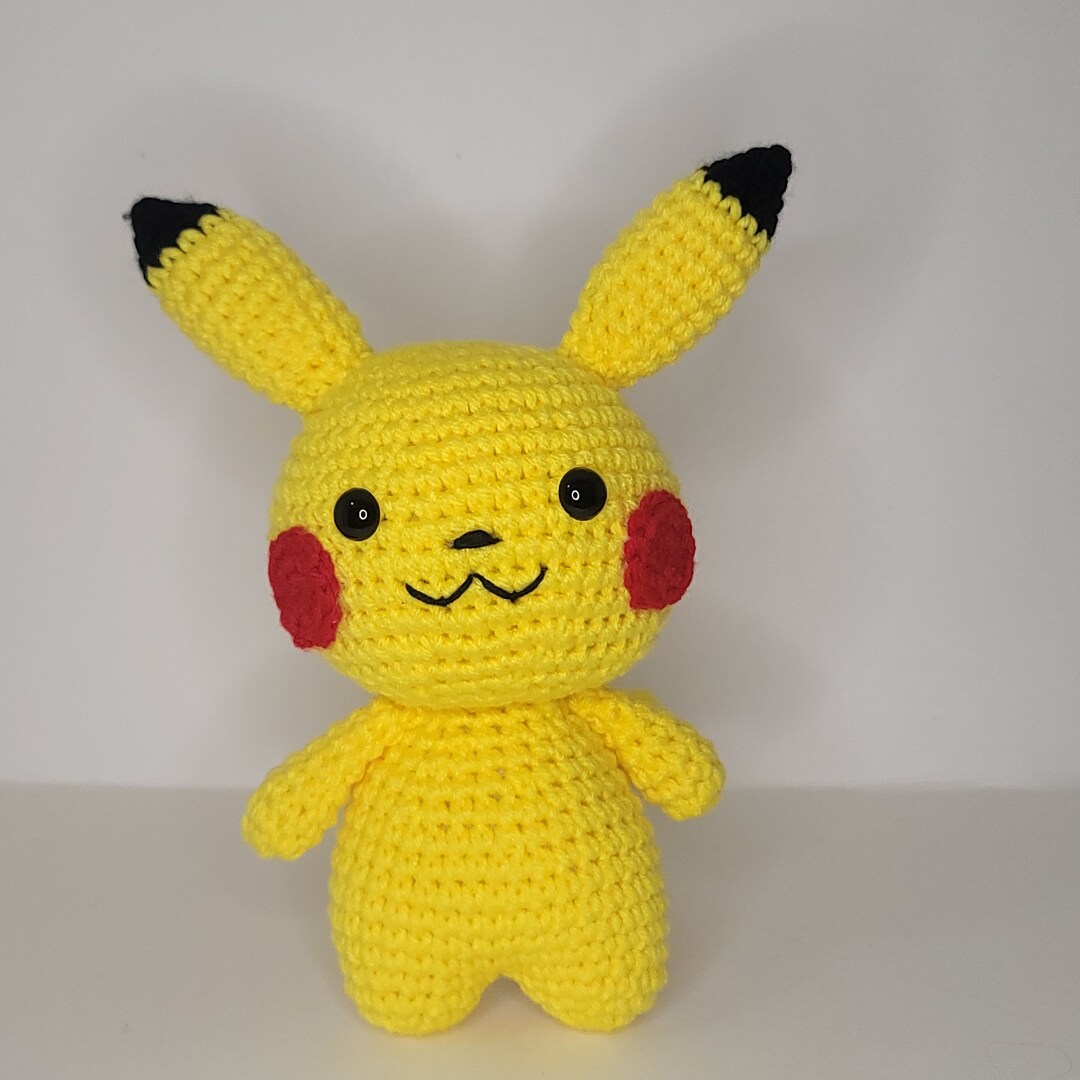 Amigurumi Cute Yellow Lightning Rat and Animal Catcher Balls Set ...
