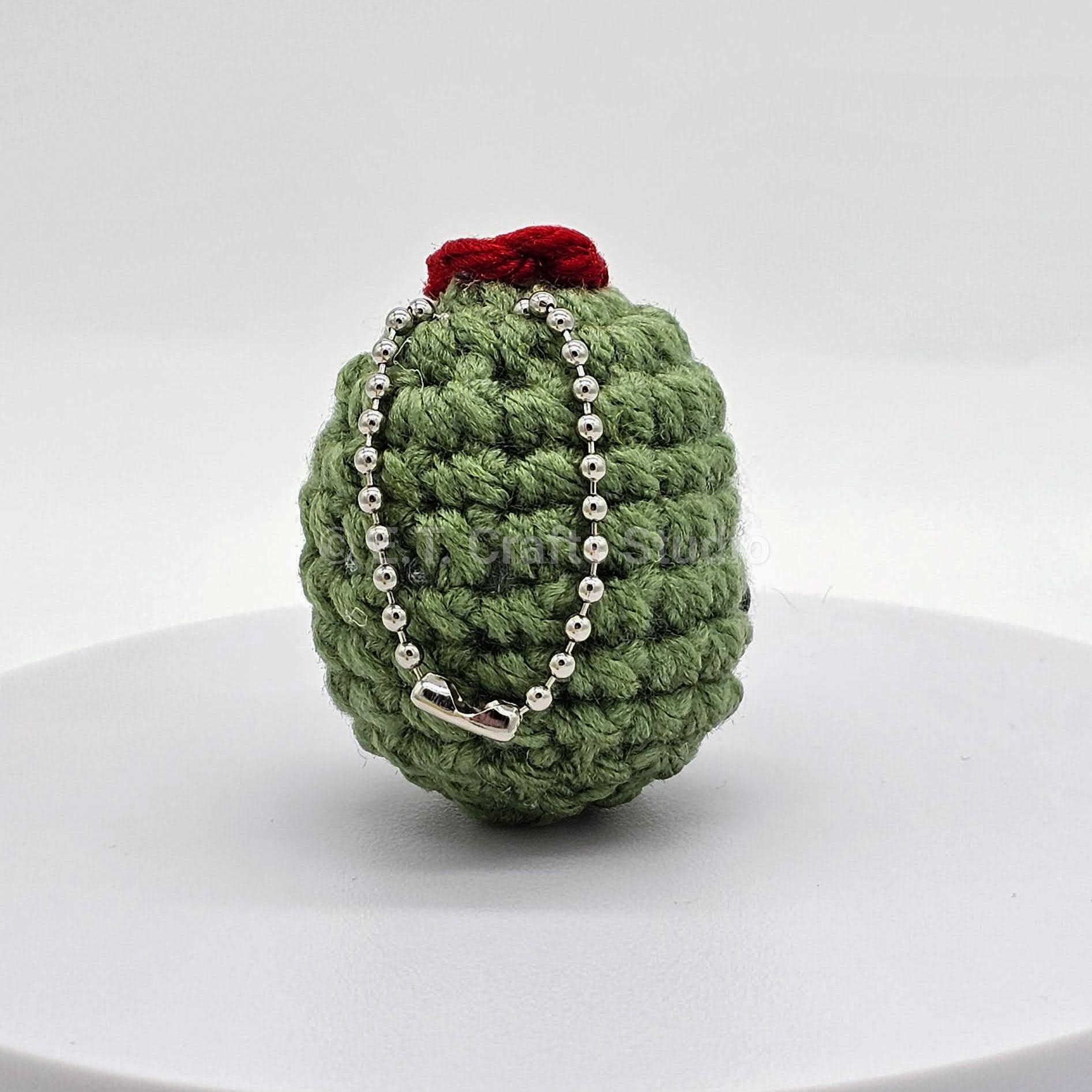 Amigurumi Cute Green Olive Crochet Plushies | Keychains | READY TO SHIP ...