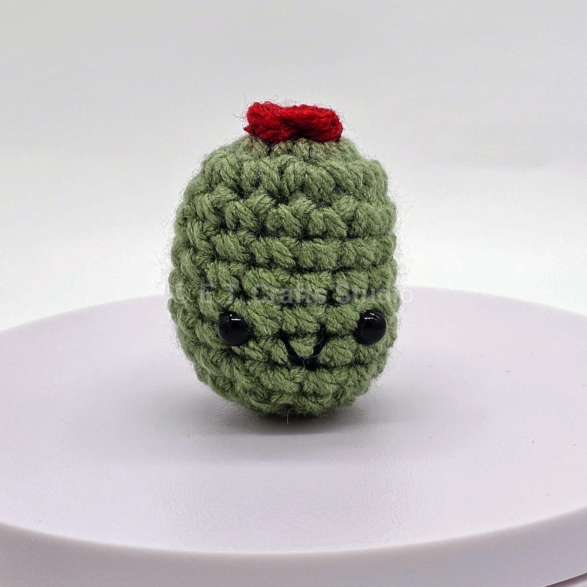 Amigurumi Cute Green Olive Crochet Plushies | Keychains | READY TO SHIP ...