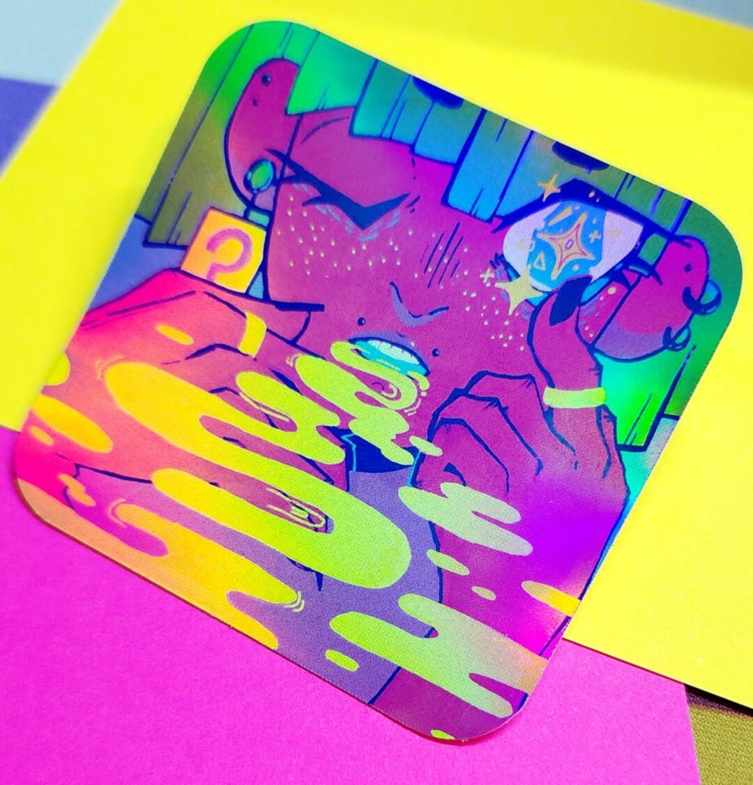 SMOG - Holographic Vinyl Stickers - Etsy