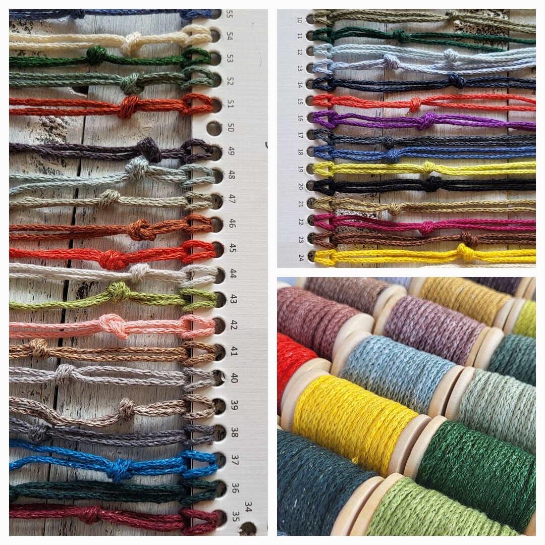 LINEN Rope 2 Mm: Braided, Natural, Macrame Linen Rope - Etsy