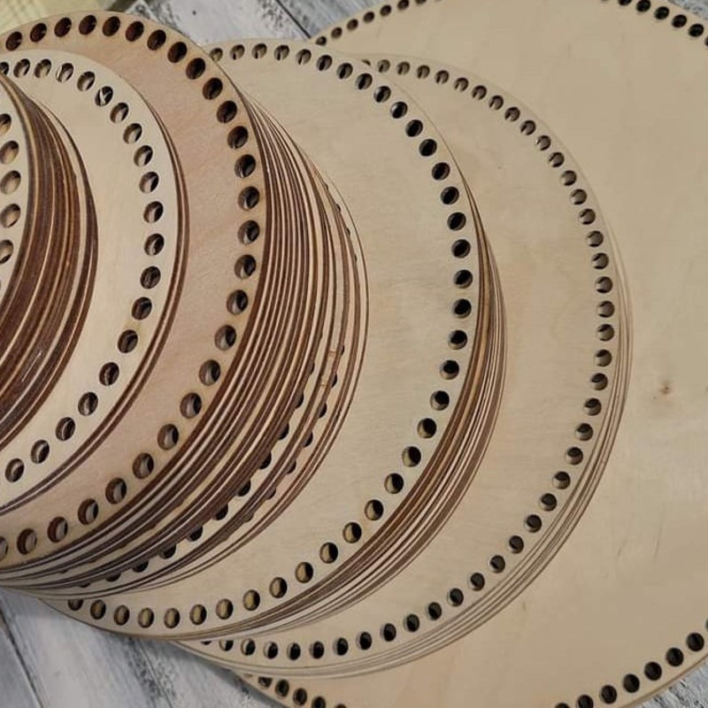 Round Wooden Base - Etsy