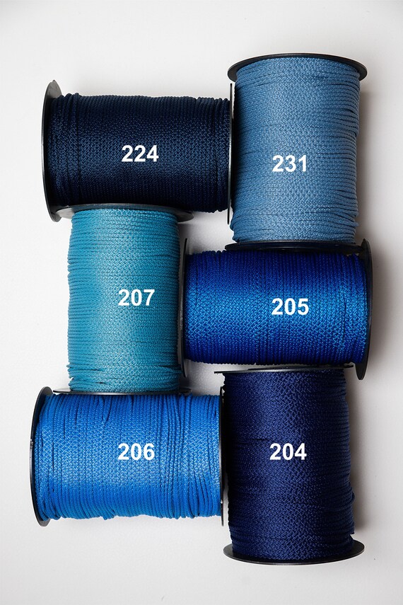 Shiny Macrame Rope 3 Mm: Polyester Nylon Strong Rope for - Etsy