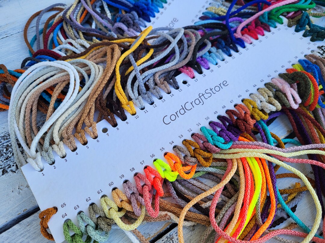 Shiny Macrame Rope 3 Mm: Polyester, Nylon, Strong Rope for Crafts - Etsy