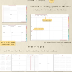 Digital Planner, Goodnotes Planner Undated, Daily Planner, Weekly ...