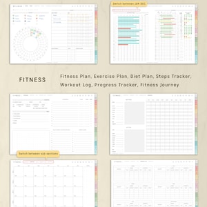 Digital Planner, Goodnotes Planner Undated, Daily Planner, Weekly ...