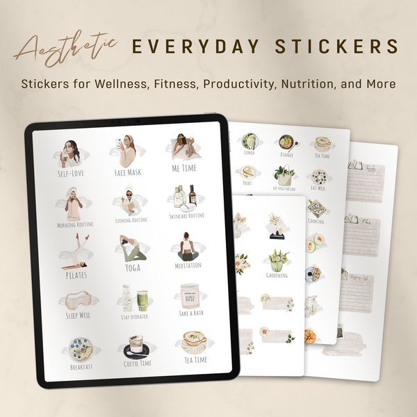 Productivity Digital Stickers - Etsy