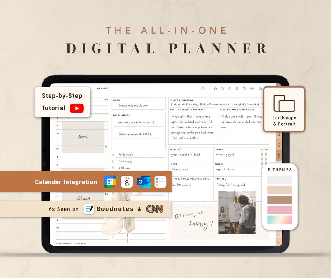 PREMIUM Custom Digital Planner | 2026 2027 & Undated - Etsy Schweiz