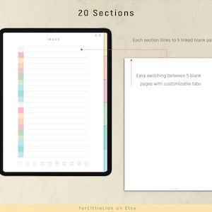Digital Notebook Goodnotes Notability, HIERARCHICAL Digital Notebook ...