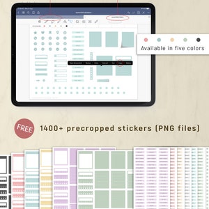 Digital Notebook Goodnotes Notability, Digital Notebook With Tab ...