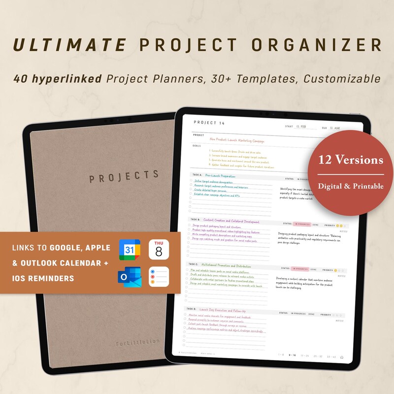 Project Planner - Etsy